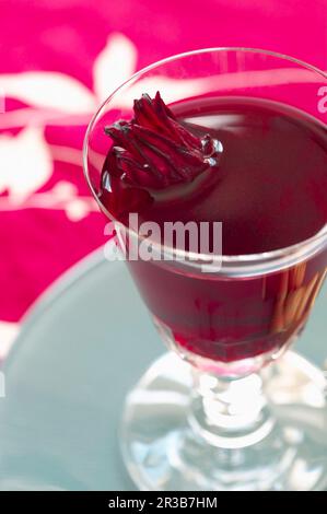 Karkady (karkadé) Hibiscus tea Stock Photo - Alamy