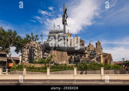 May 1, 2023: Heritage of Cebu Monument in Cebu city, Philippines was ...
