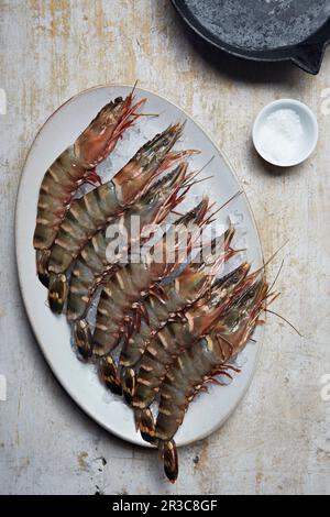 A fresh king prawn FoodCollection Stock Photo - Alamy