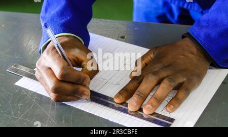 Vocational Skills Training Centre in Africa Stock Photo - Alamy