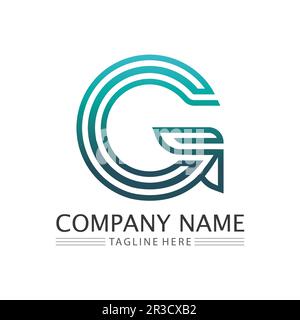 G Letter vector illustration icon Logo Template design Stock Vector ...