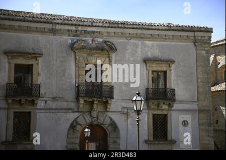 Scenic view of Piazza Napoleone Colajanni a central square with the ...