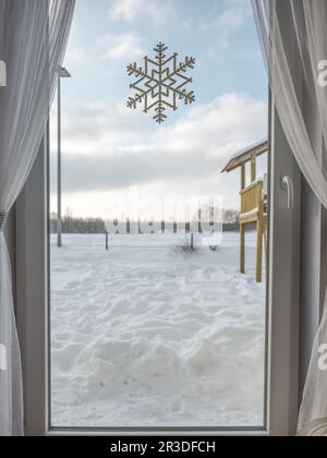 View trough window Stock Photo - Alamy