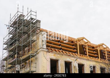 Reconstruction of the roof structures of a historical building using ...