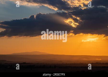 Romantic sunset texture sky Stock Photo - Alamy