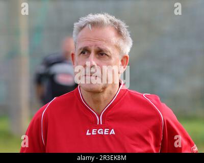German soccer player Pierre Littbarski at the charity soccer match on ...