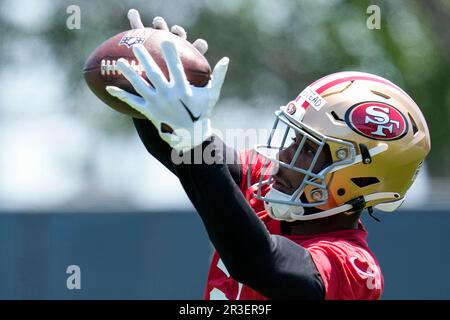 San Francisco 49ers' Isaiah Winstead (2) takes part in an NFL football ...
