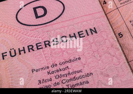 Driving license Germany Stock Photo - Alamy