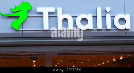 Sign and Logo of Thalia Stock Photo - Alamy
