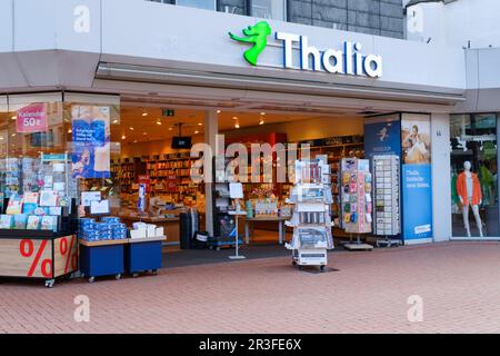 Entry to the Thalia Book shop Stock Photo - Alamy