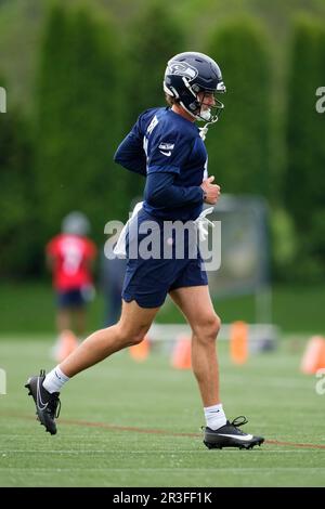 Seattle Seahawks wide receiver Jake Bobo stands on the sideline during ...