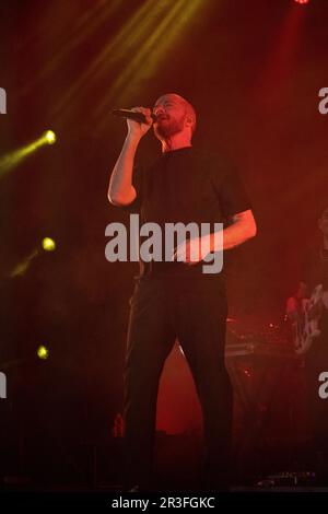 Naples, Italy. 23rd May, 2023. The Italian singer Raf performs live at ...