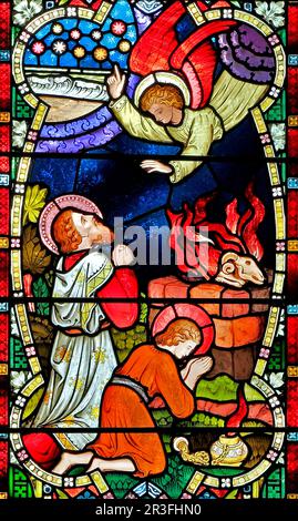 Old Hunstanton stained glass, from studio of Preedy, Abraham, son Isaac ...
