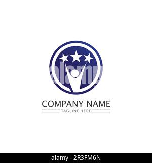 People star logo work group Vector illustration design Stock Vector ...