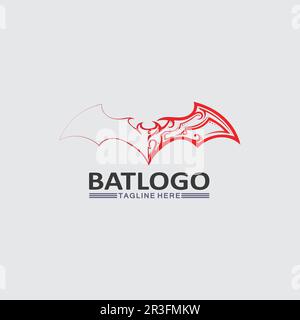 Bat logo animal and vector, wings, black, halloween, vampire, gothic ...