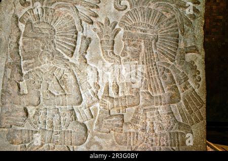 Relief,Teocalli de la guerra sagrada. Mexican Culture. National Museum ...