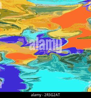 Marble texture design, colorful multicolored marble surface, curved ...