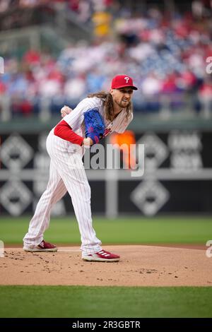 Philadelphia Phillies' Matt Strahm plays during a baseball game ...