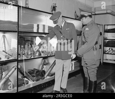 Cuban soldier Fulgencio Batista and Chief of Staff Malin Craig riding ...
