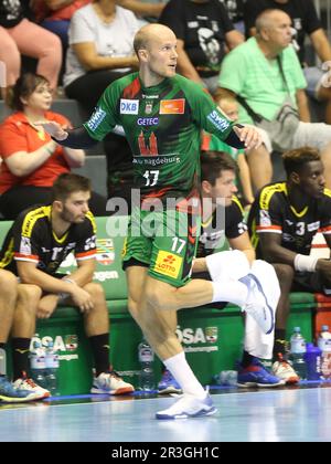 Tim Hornke (SC Magdeburg, #17) GER, THW Kiel vs. SC Magdeburg, Handball ...