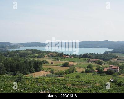Lago di Viverone lake in Italy Stock Photo - Alamy