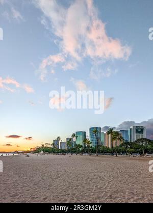 Spectacular view of Honolulu city, Oahu, Hawaii Stock Photo - Alamy