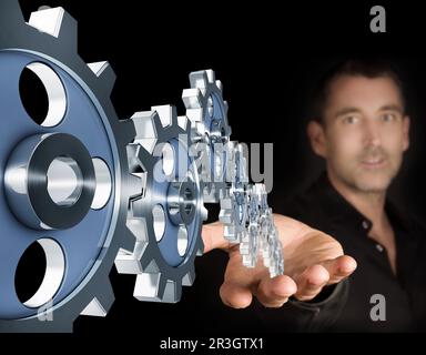 high resolution picture of a teamwork concept Stock Photo - Alamy