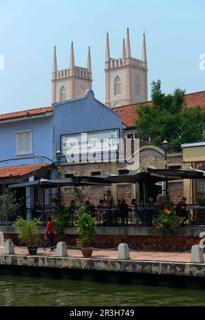 Old Town, Melaka River, Melaka, Malaysia Stock Photo - Alamy