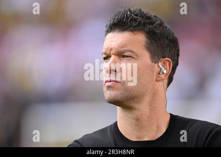 TV pundit Michael Ballack, DAZN, portrait, WWK Arena, Augsburg, Bavaria ...