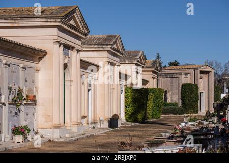 family pantheon, Inca municipal cemetery, established in 1820, Majorca ...