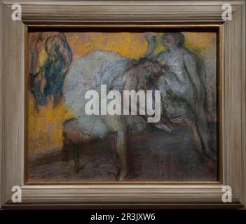Edgar Degas - Two Dancers Resting C 1896 Stock Photo - Alamy