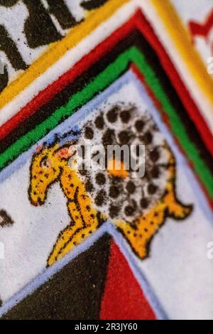 animal symbolizing a month of the year, Kalachakcra buddhist mandala ...