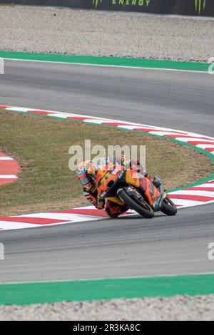 Red Bull KTM Tech3 team mechanics seen during the second MotoGP free ...