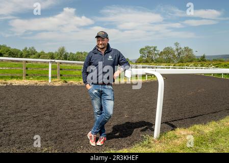 Charlie Johnston poses for a photograph during a visit to Charlie ...