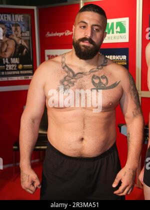 Umut Camkiran (heavyweight Saulgau, Istanbul, Turkey) at the official ...