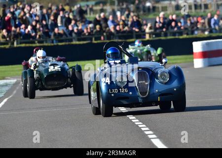 Steve Ward, Jaguar XK120, Tony Gaze Trophy, a single driver twenty ...