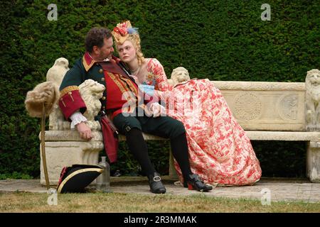 THE GREAT, from left: Douglas Hodge, Nicholas Hoult, Freddie Fox ...