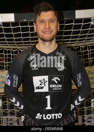 Danish handball goalkeeper Niklas Landin (THW Kiel) Liqui Moly HBL ...