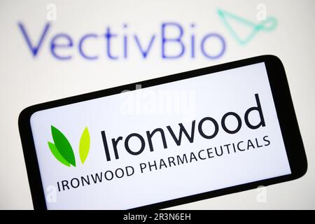 In this photo illustration, VectivBio Holding AG logo is seen on a ...