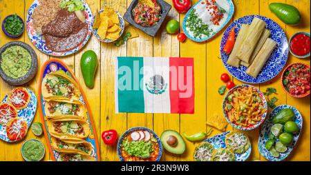 Food, Mexican festive food for independence day independencia, around ...