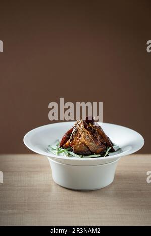 Chinese cuisine--Shanghai Quick fried fish Stock Photo - Alamy