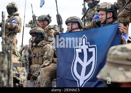 Ukraine. 24th May, 2023. NORTHERN UKRAINE - MAY 24, 2023 - A patch of ...