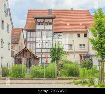 house, Fridingen an der Donau, Baden-Wurttemberg, Germany Stock Photo ...