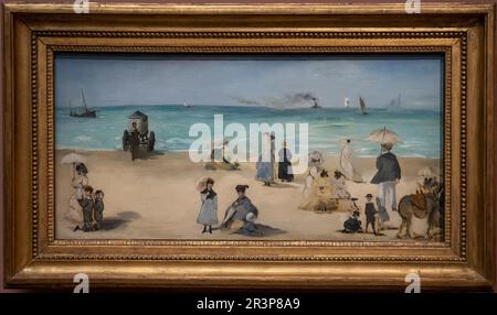 Edouard Manet - On Beach Boulogne 1869 Stock Photo - Alamy