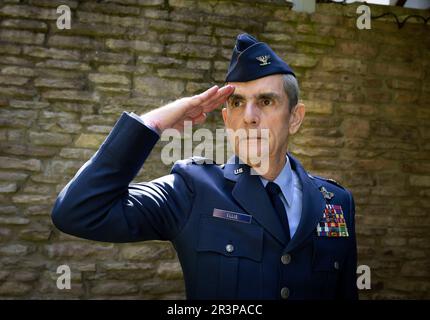 Dawsonville, Georgia, USA. 10th May, 2023. USAF Col. Lee Ellis (ret.) at home. He was a prisoner ...