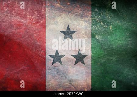 retro flag of Native peoples of Central America Lenca people with ...