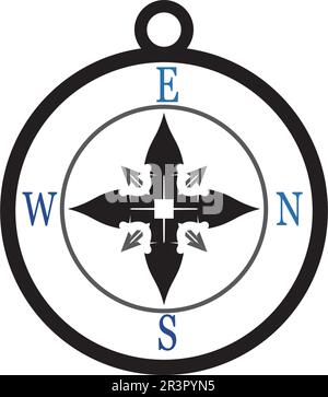 Vector Compass signs and symbols logo Stock Vector Image & Art - Alamy