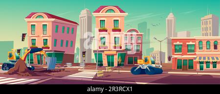 Concrete paving icon. Cartoon of concrete paving vector icon for web ...