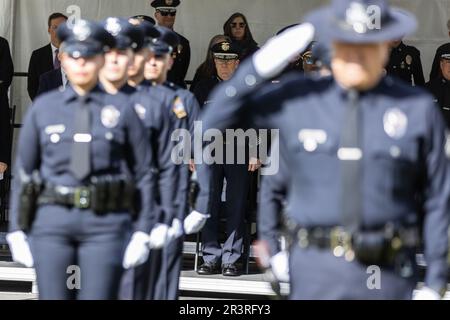 Los Angeles Police Department Graduation at the Police Academy in Los ...