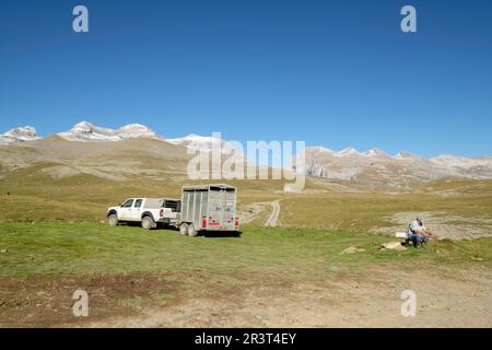 pastor, Plano Tripals, parque nacional de Ordesa y Monte Perdido ...